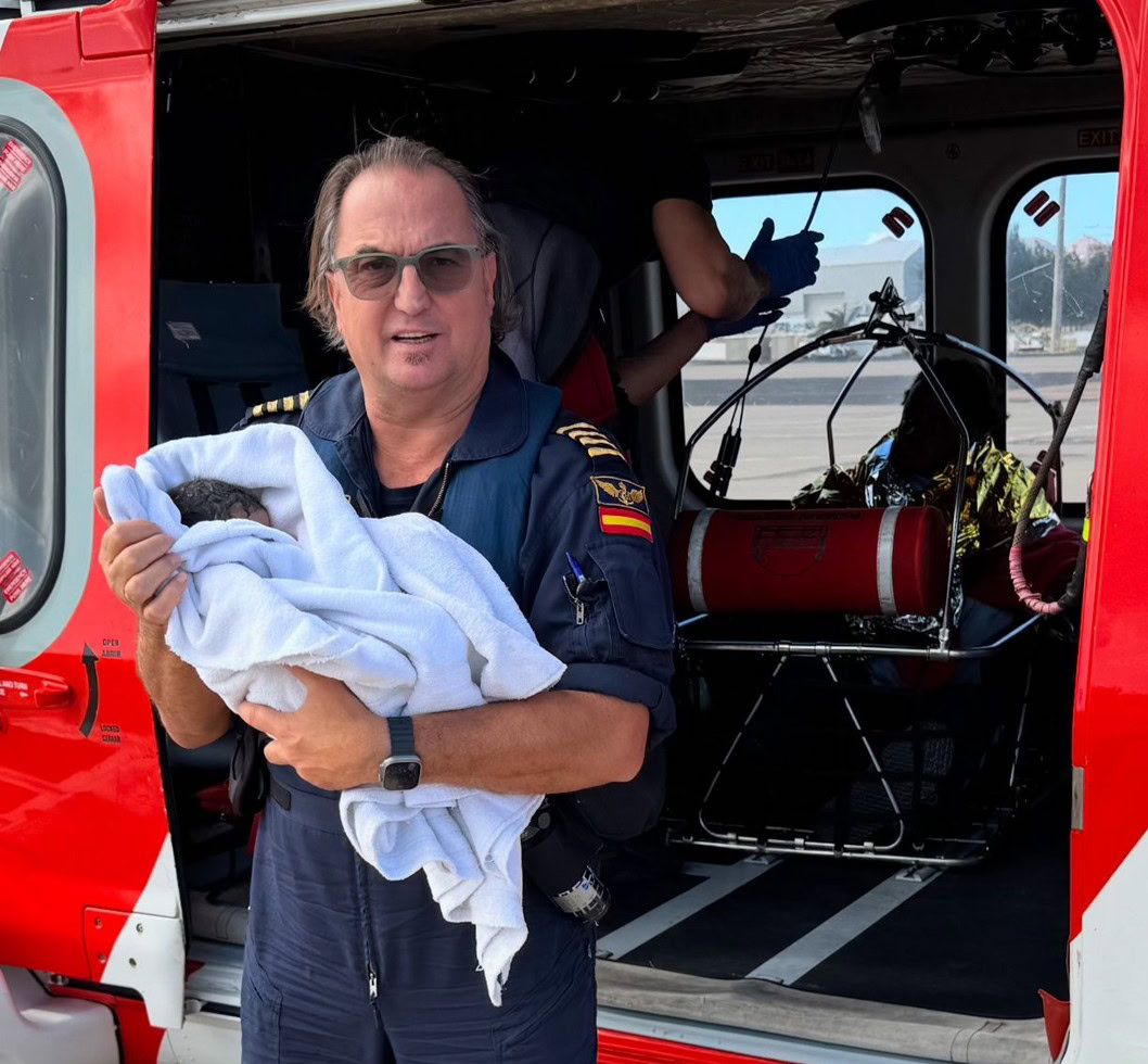 Our stories | Rescue of mother and newborn baby onboard inflatable boat ...